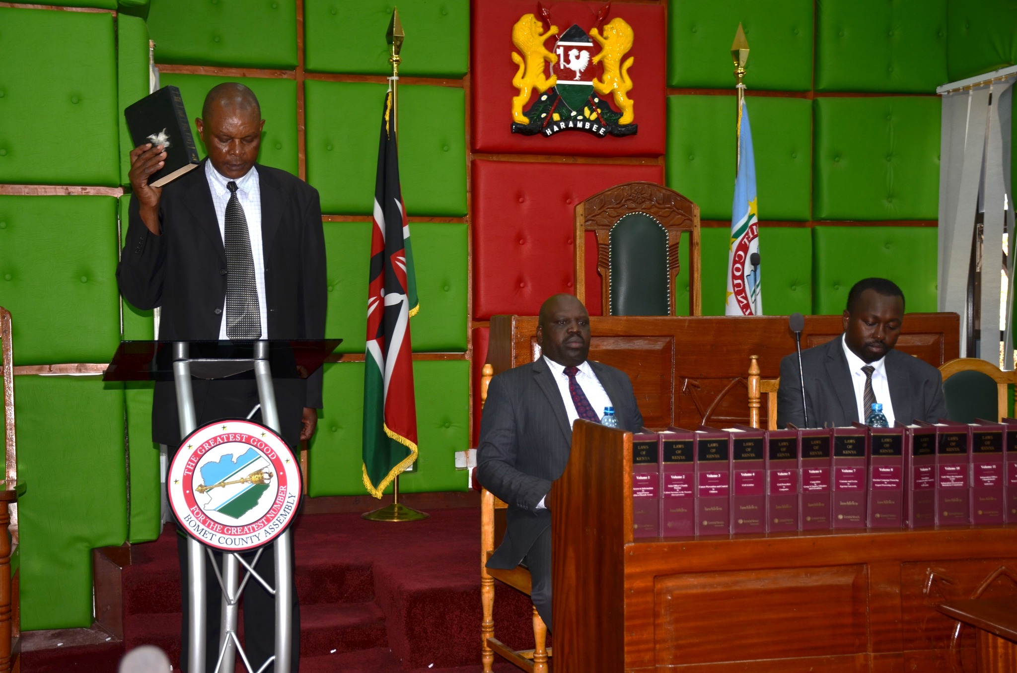 SWEARING IN CEREMONY OF THE NOMINATED COUNTY ASSEMBLY AUDIT COMMITTEE ...